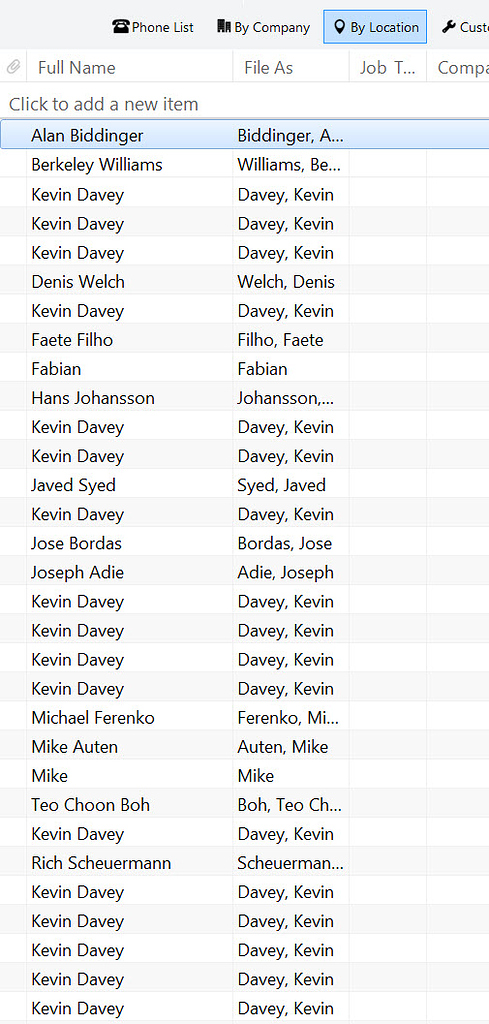 Contact names suddenly renaming themselves - eM Client