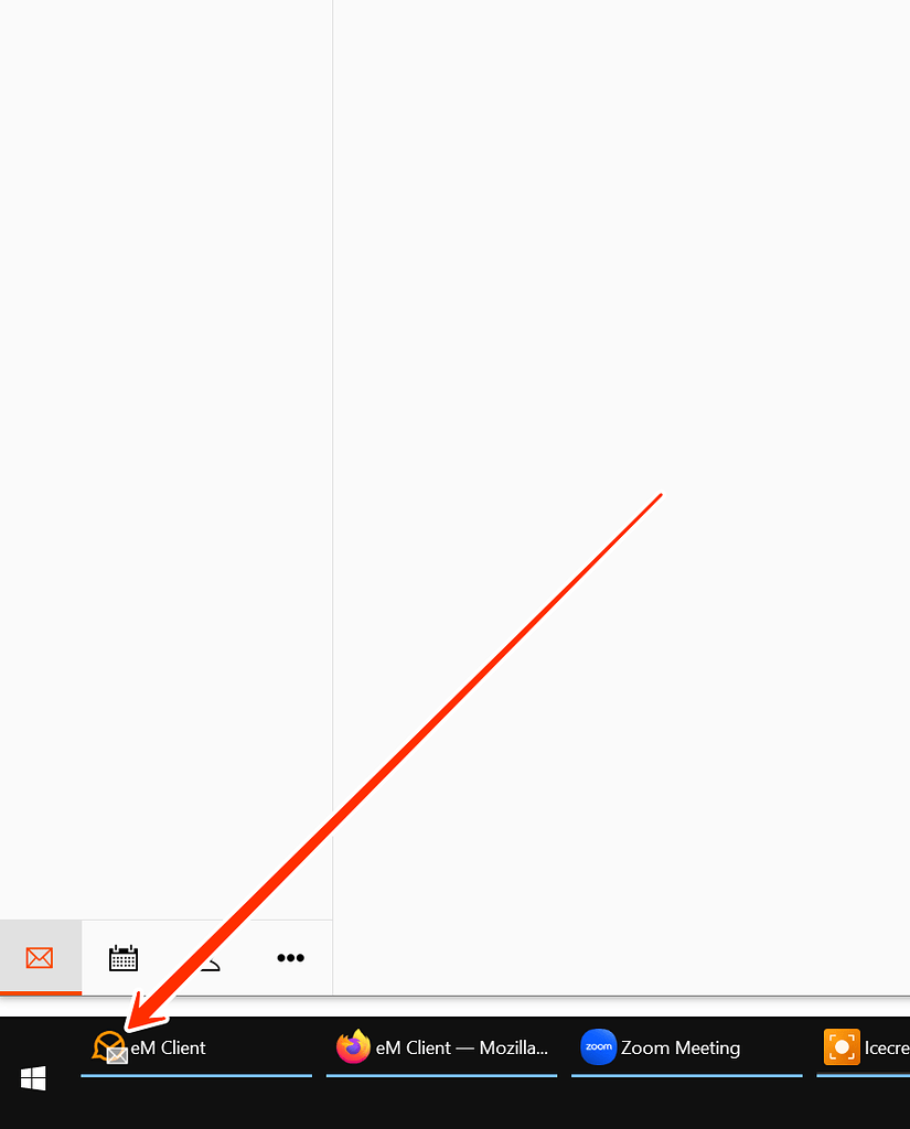 Taskbar icon showing new mail regardless - Feature request - eM Client