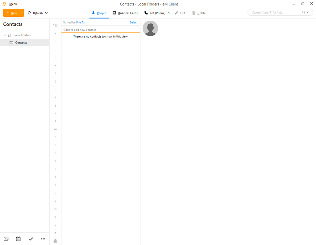 Hotmail/Outlook/Live contacts missing from EMC - eM Client