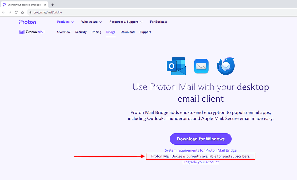 Manual set up for Proton Mail using IMAP settings won't send or receive ...