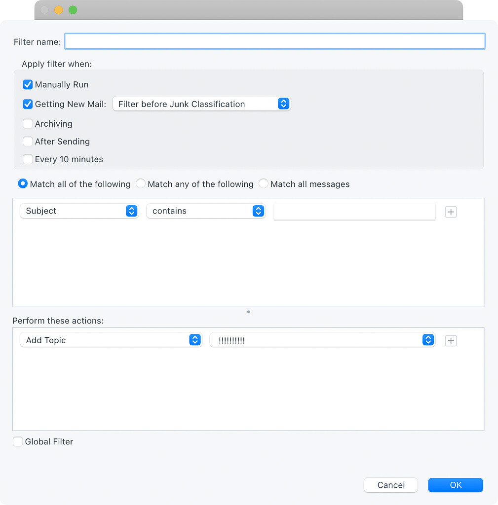 Choose folders for Sent mail? - Postbox - eM Client