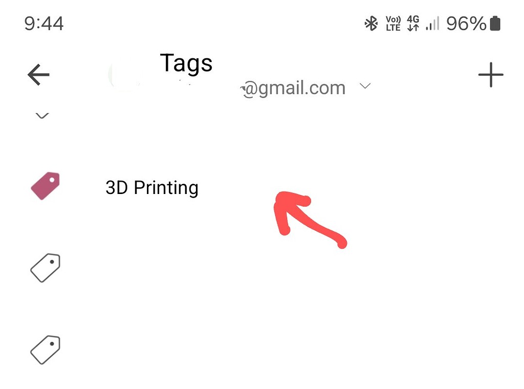 Changing Gmail tag / label folder colour in eM Client Droid Mobile app ...