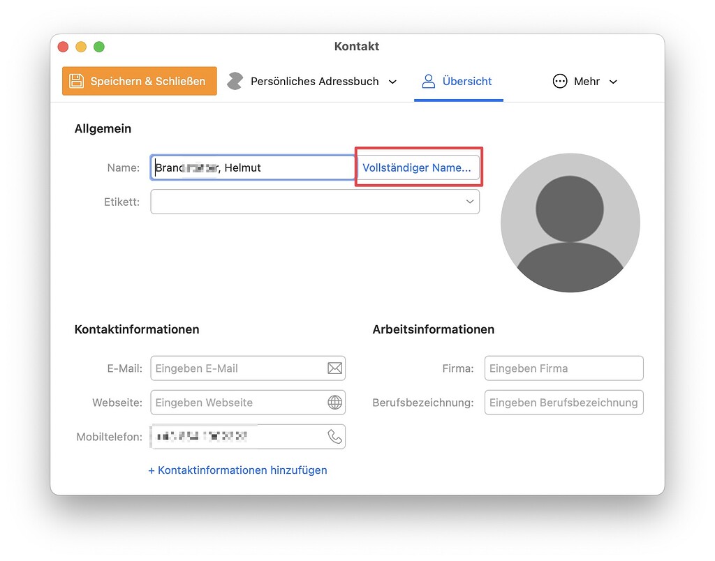Displaying contacts list - Contacts - eM Client