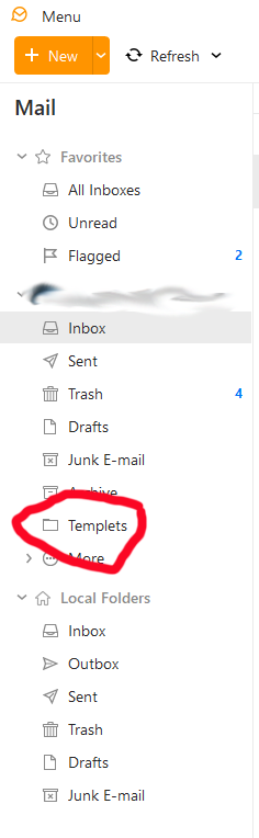 Template issues - Mail - eM Client