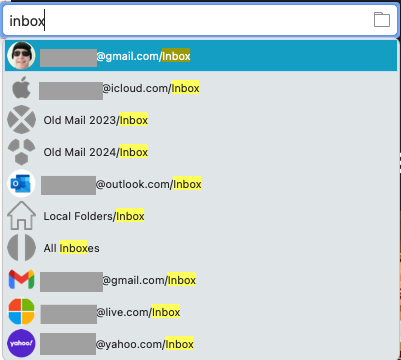 Quick jump to folder - missing usability features - Postbox - eM Client